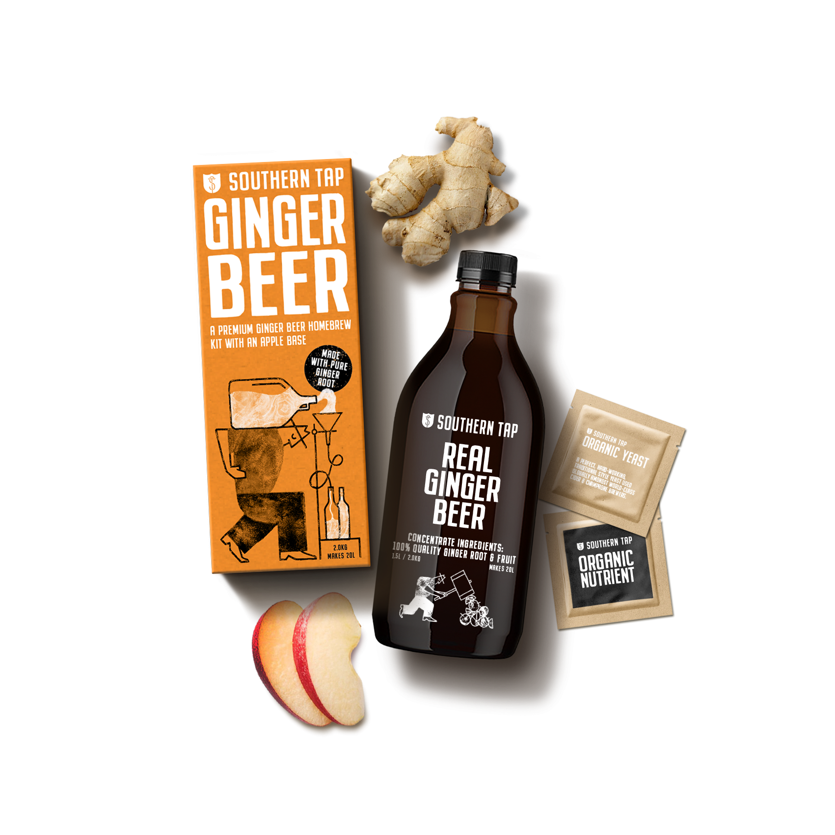 Southern Tap Ginger Beer Kit - Cider Kits | League of Brewers NZ