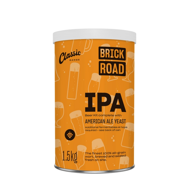 Brick Road Classic IPA 1.5Kg - Recipe Cans | League of Brewers NZ