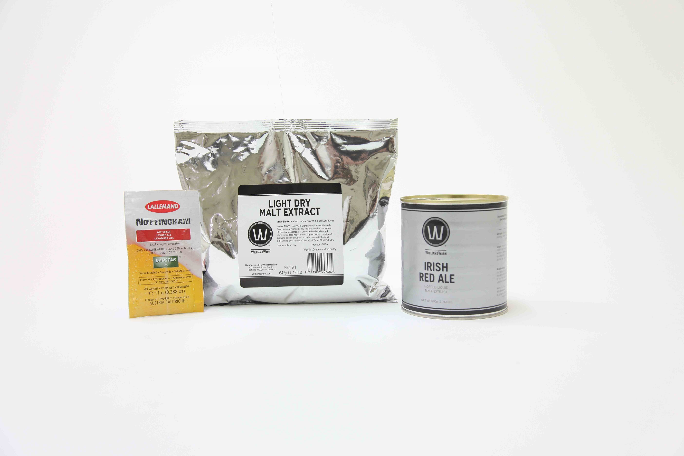 Williams Warn Irish Red Ale 10 Litre Kit - Complete Recipes | League of ...