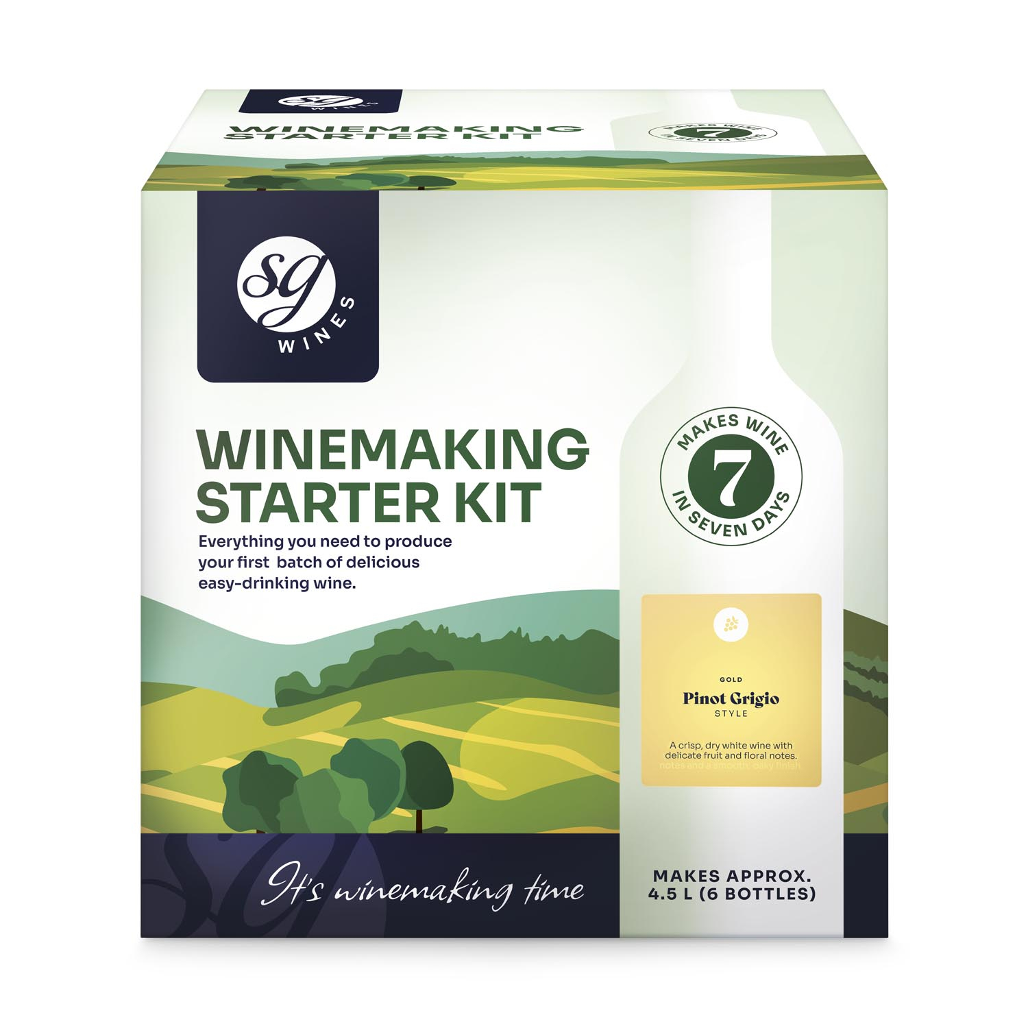 SG Wines 4.5L Winemaking Starter Kit - Pinot Grigio - Kits | League of ...